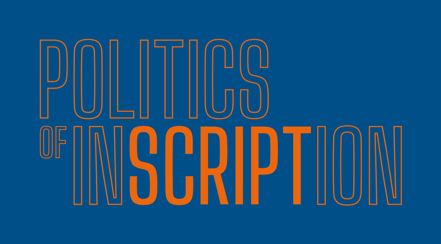 SCRIPT - Politics of Inscription in der digitalen Transformation ...